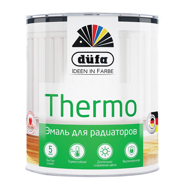 Эмаль DUFA Dufa Retail Thermo_С0000028296, Алкидная, Глянцевое покрытие ...