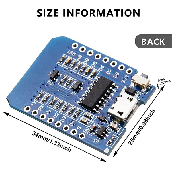 ESP8266 Узел ESP 12 ESP 12F + модуль Mcu Mini D1 - купить с доставкой ...
