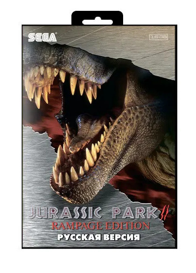 Игра для Sega: Jurassic Park 2 Rampage Edition (Парк Юрского Периода 2 ...