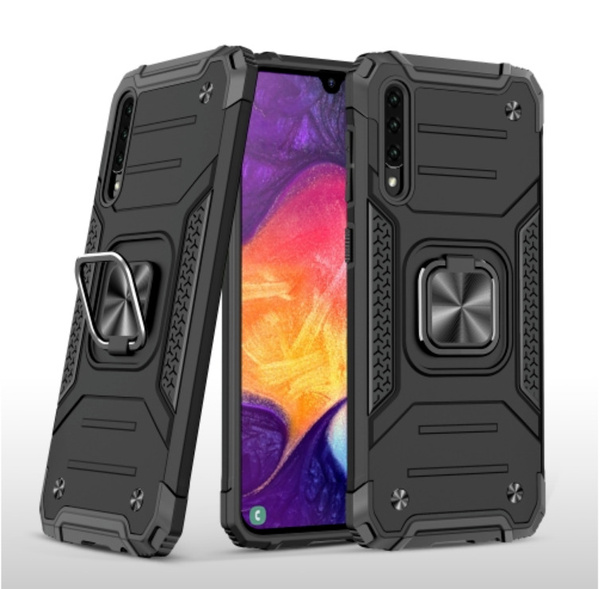 Противоударный чехол для Samsung Galaxy A50 A505 / A50s / A30s черный с ...