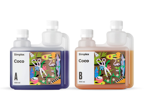 Simplex Coco A+B 0.5л Комплект удобрений для кокоса на весь цикл - купить с доставкой по ...