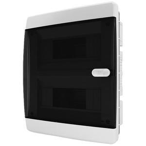 Щит встраиваемый Tekfor 18 (2х9) модулей IP41 прозрачная черная дверца CVK 40-18-1 - купить по ...