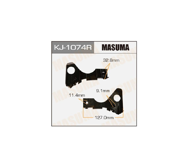 Клипса крепежная автомобильная Masuma, 1 шт. купить c доставкой на OZON ...