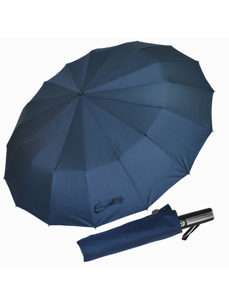 Зонт MIZU, 3 сложения, синий купить c доставкой на OZON по низкой цене ...