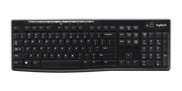 Характеристики Logitech Клавиатура проводная K270, Русская раскладка ...