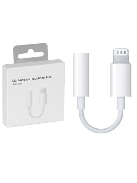 Адаптер переходник aux для IPhone Lightning на Jack 3,5 мм для ...