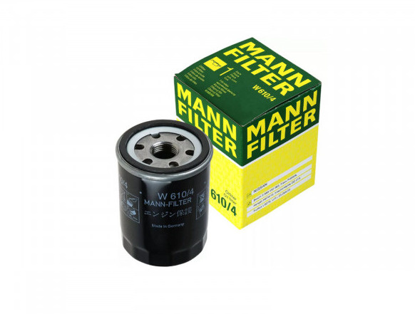 Фильтр масляный MANN FILTER W610/4 Nissan Micra 00-09, Note 06, Primera ...