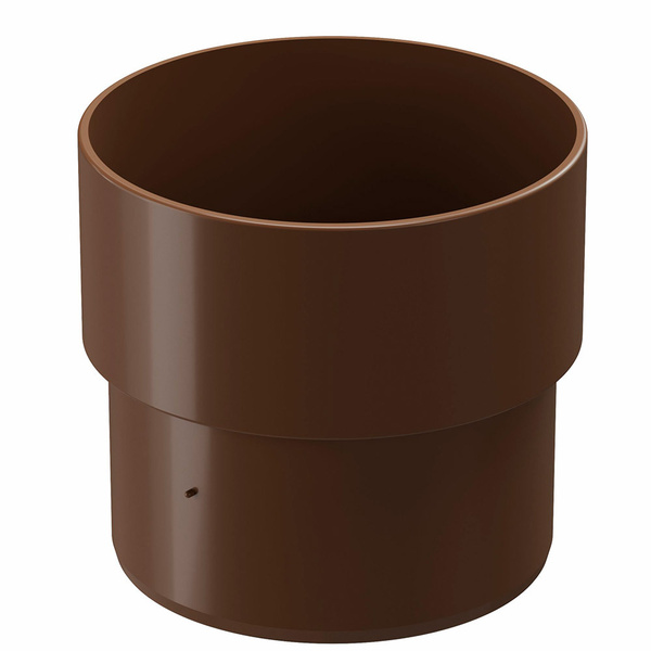 Муфта водосточной трубы пластиковая Docke Standard d80 мм коричневый RAL 8017 купить на OZON по ...