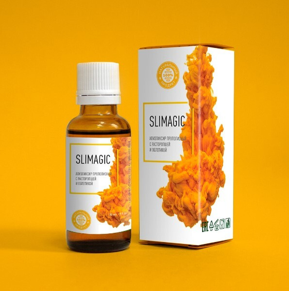 Slimagic эликсир (Слимаджик), 100% натуральный состав, без ГМО. 30мл ...