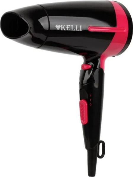 Фен для волос KELLI KL-1120, черный - купить по выгодным ценам в ...