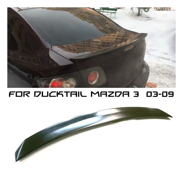 Спойлер DuckTail Mazda 3 седан 03-09 купить по низкой цене в интернет-магазине OZON (644375377)