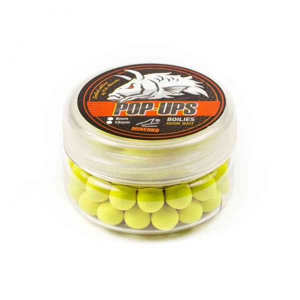 Бойлы плавающие 10 мм Ананас Minenko (Миненко) - Pop-ups Pineapple (Fluo), 60 г - купить с ...