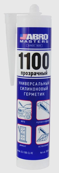 Силиконовый Герметик Abro, Для швов, прозрачный - купить по низким ...