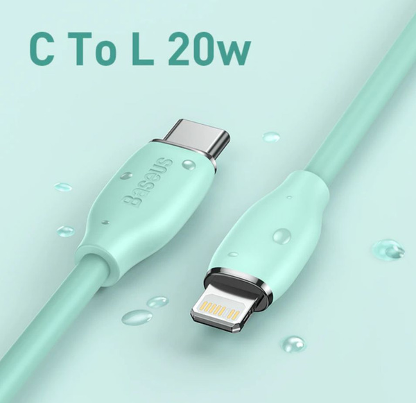Кабель Apple Lightning, USB Type-C Baseus Jelly Liquid Silica Gel_Apple ...