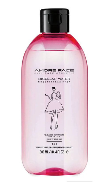 Amore Face Очищающая мицеллярная вода 3 в 1, 300 мл - купить с ...