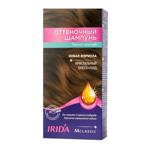 IRIDA Оттеночный шампунь M Classic Темно-русый, 75 мл / купить на OZON ...