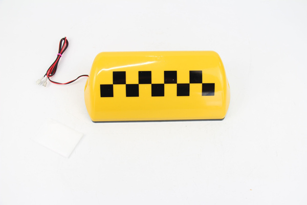 Шашка таксиста на крышу автомобиля магнитная 260x140x130 / Фонарь Taxi ...