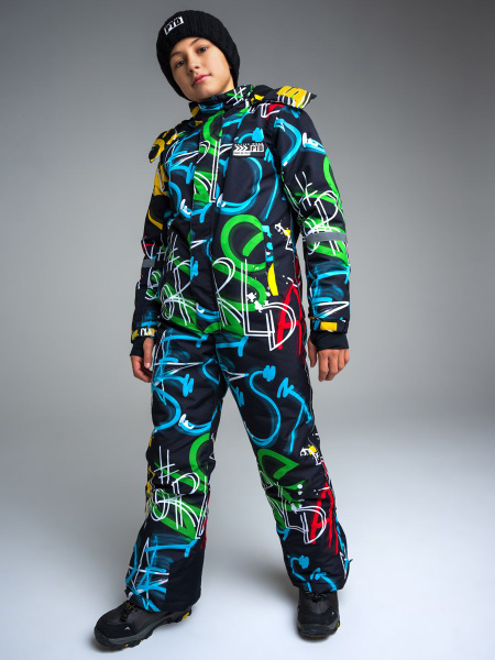 Комбинезон утепленный для мальчиков PlayToday 32211401, Мальчики ...