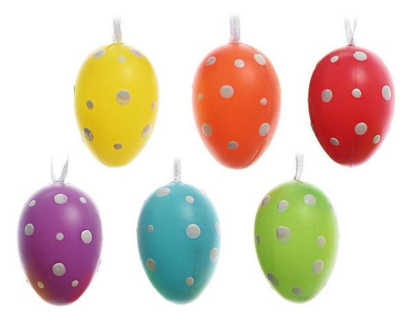 Декоративные пасхальные яйца 9 см (упаковка 6 шт.), Kaemingk купить на OZON по низкой цене ...