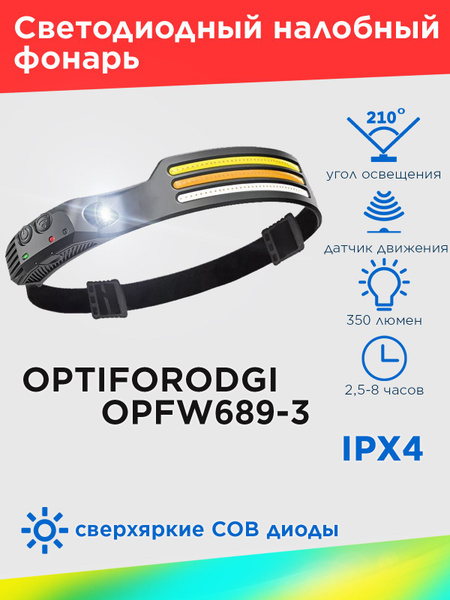 OPTIFORODGI Налобный фонарь - купить с доставкой по выгодным ценам в ...