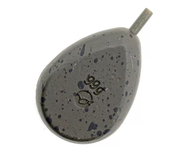 Грузило грушевидное плоское Инлайн 99 г / 3.5oz Korda (Корда) - Flatliner Pear Inline, 1 шт ...