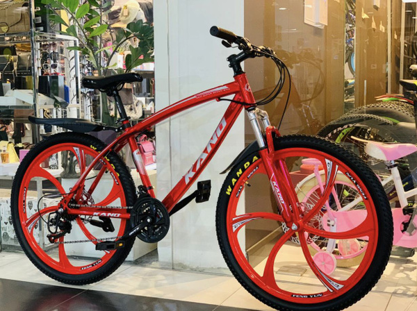 Горный велосипед на литых дисках Kano 26 красный - купить по выгодной ...