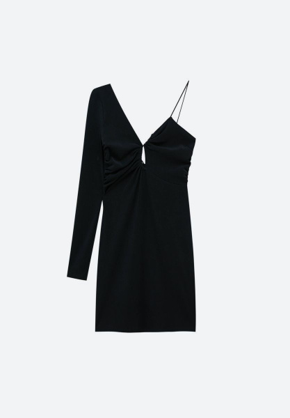 Платье Pull&Bear, цвет: черный. 04390313_800. Размер XS (40/42), Женский, На любой сезон, размер ...
