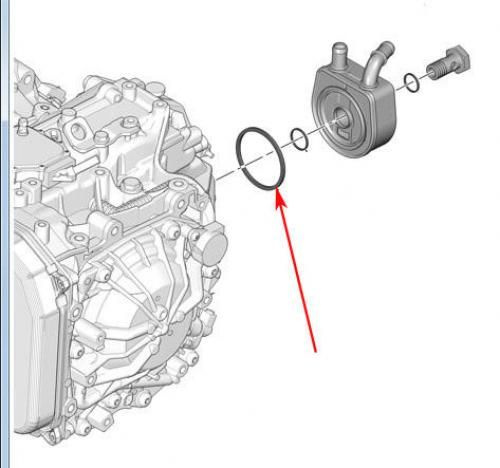 Кольцо теплообменника Citroen / Peugeot 227553 - Peugeot/Citroen PSA ...