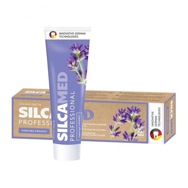 Silcamed Зубная паста Professional Лаванда, органическая, 100 г ...