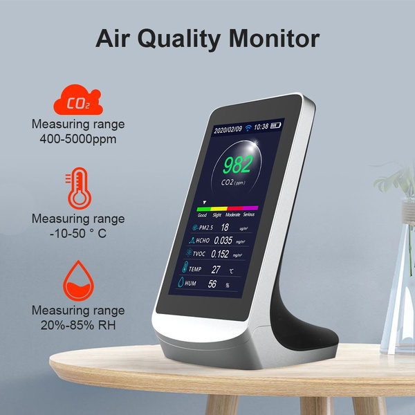CO2 Инфракрасный датчик температурыTuya 10 в 1 WIFI Термометр ...
