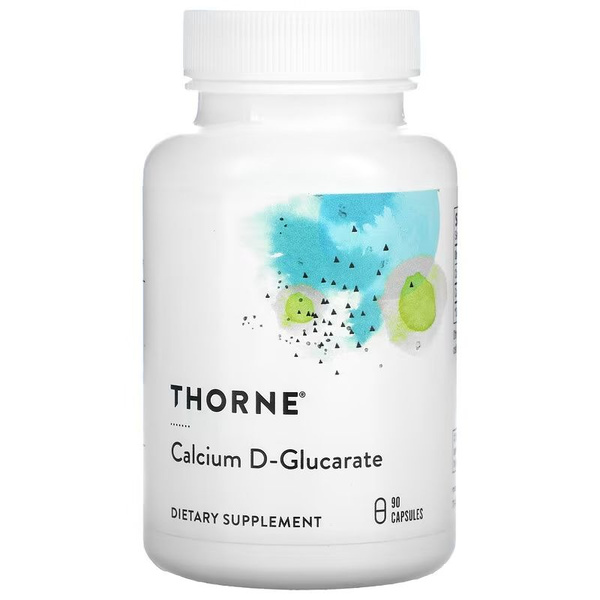 Кальций D-глюкарат Thorne Research Calcium D-Glucarate, 90 капсул ...