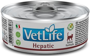 Корм Farmina Vet Life Hepatic (паштет) для кошек, при заболеваниях ...