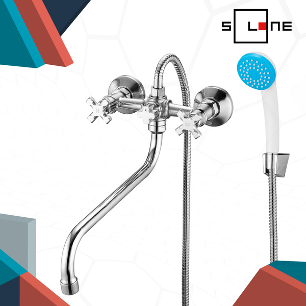 Смеситель Solone для ванны, с душем серии JIK7-A102-A Цинковый сплав Аэратор, Лейка - купить по ...