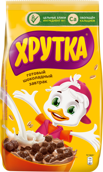 Готовый завтрак ХРУТКА Шоколадные шарики, 460г, Россия, 460 г - купить ...