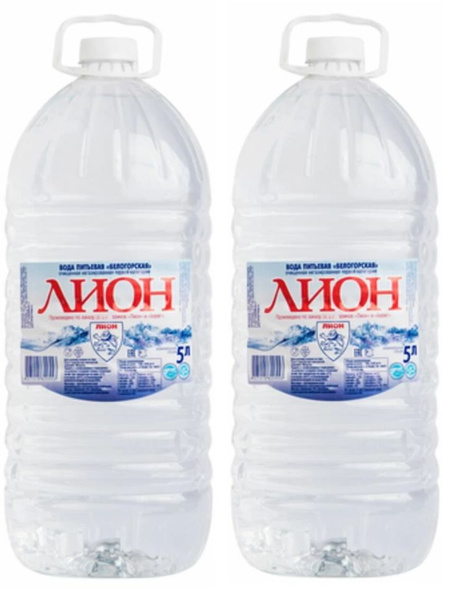 Питьевая вода "ЛИОН" 5л/2 шт. - купить с доставкой по выгодным ценам в ...