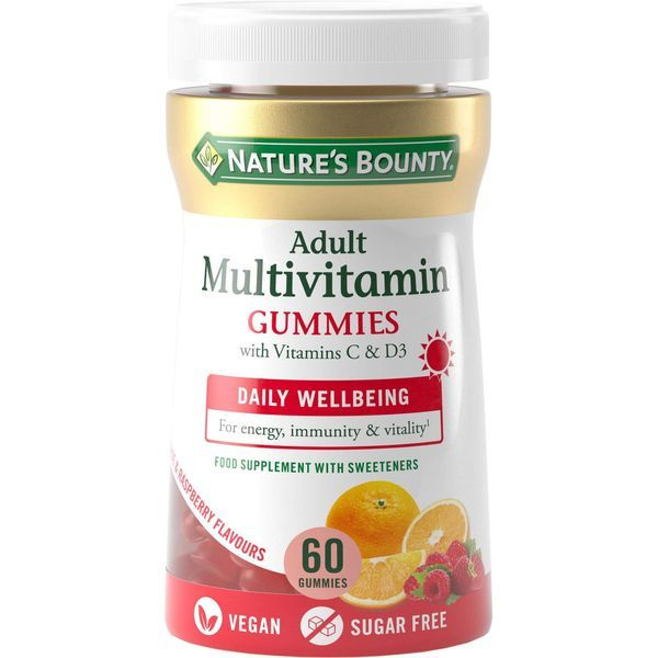 Natures Bounty Жевательные пастилки-гаммис "Мультивитамины для взрослых ...