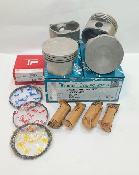 Поршни 0.50 Aveo Lacetti 1.4 Teikin с кольцами TP - Teikin арт ...