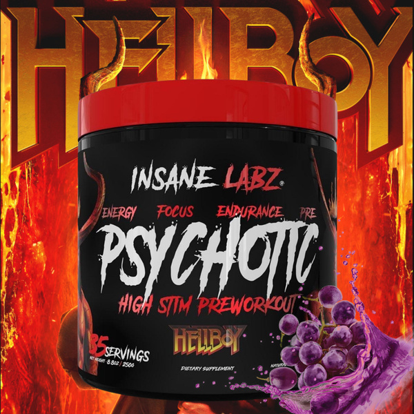Предтреник Psychotic HellBoy Психотик Insane Labz (Виноград) - купить с ...