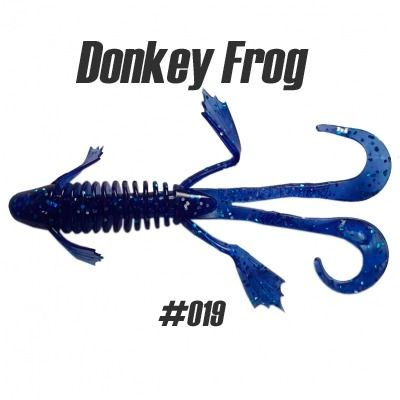 Приманка Силиконовая Jig It Donkey Frog 3 (75 мм) #019 VIOLET Squid ...