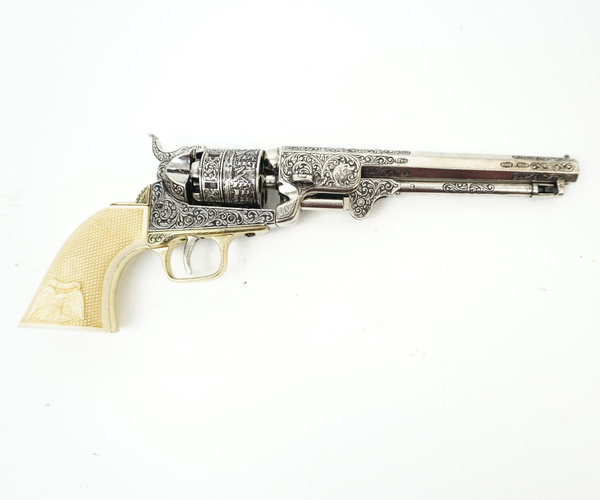 Купить Макет револьвер морского офицера Colt Navy, рук. под кость (США ...