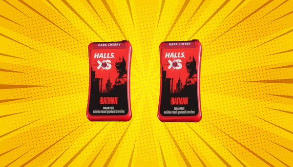 Halls Xs Dark Cherry Batman Sugar Free. Холс вишня Бэтмен. Без сахара ...
