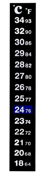 Термометр самоклеящийся 18-34 градуса. Для аквариума, бродильной ...