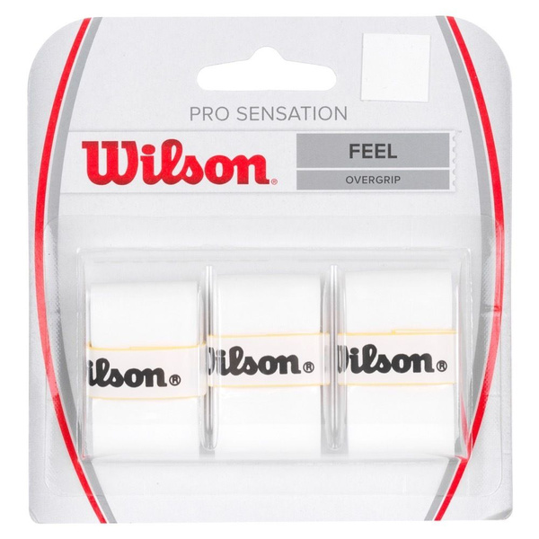 Намотка для ракетки Wilson Feel Overgrip White (3шт) купить на OZON по ...
