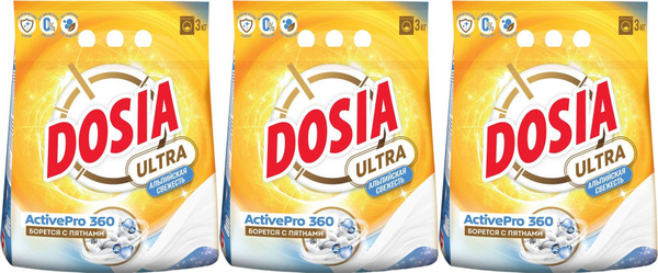 Стиральный порошок Dosia Ultra Альпийская свежесть универсальный ...