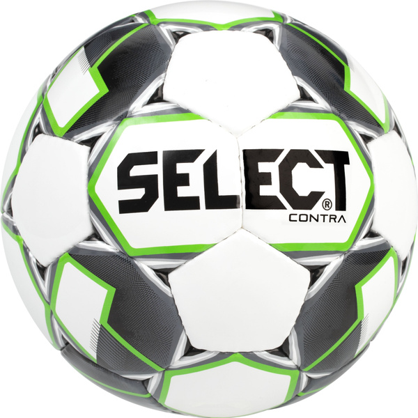 Футбольный мяч Select Contra, 3 размер, зеленый, белый купить по ...