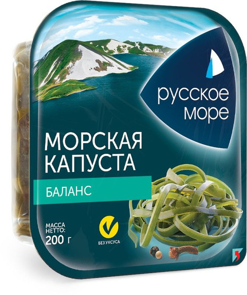 Капуста морская Баланс Русское море, без уксуса, 200 г - купить с ...