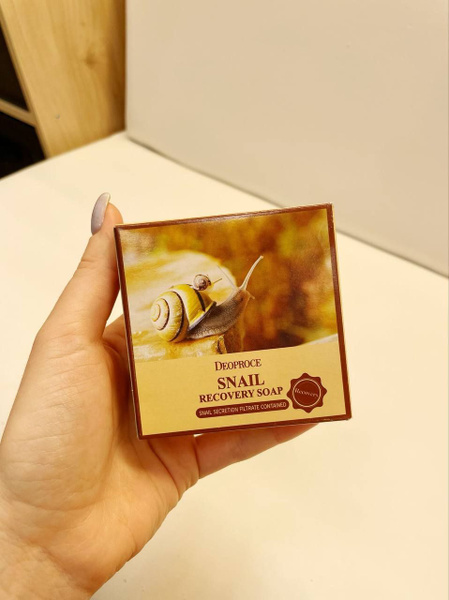 Мыло для лица и тела восстанавливающее с улиточным муцином Deoproce ...