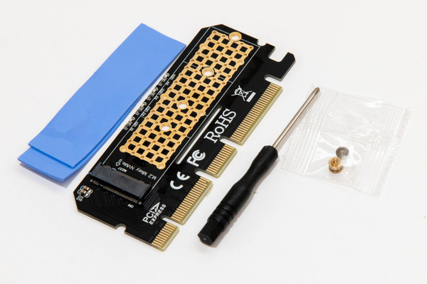 Переходник адаптер M.2 NVMe SSD to PCIE 3,0 X16 Riser - купить с ...