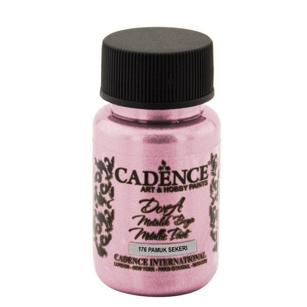 Акриловая краска Cadence Dora Metallic Paint. Candy Floss-176 - купить ...
