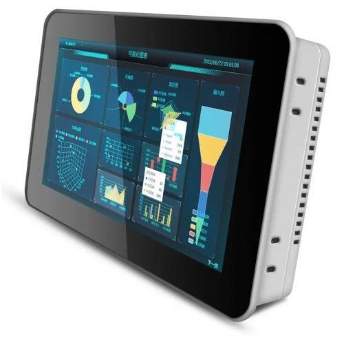 D7 Панель оператора HMI Haiwell 24В 7 дюймов HD 1024х600 1 RS232 2 ...